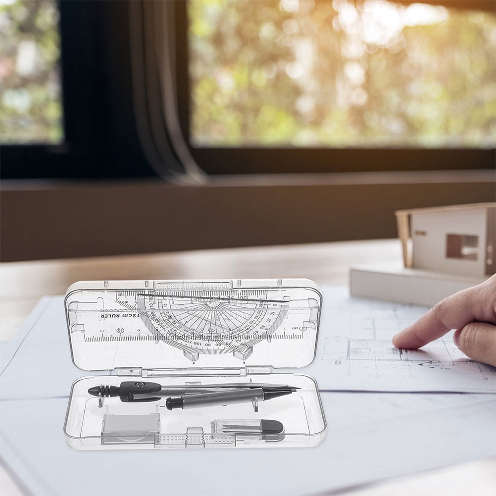 FRCOLOR 3 Boxes Of Compass Geometry Ruler And Compass Set Compass Math ...