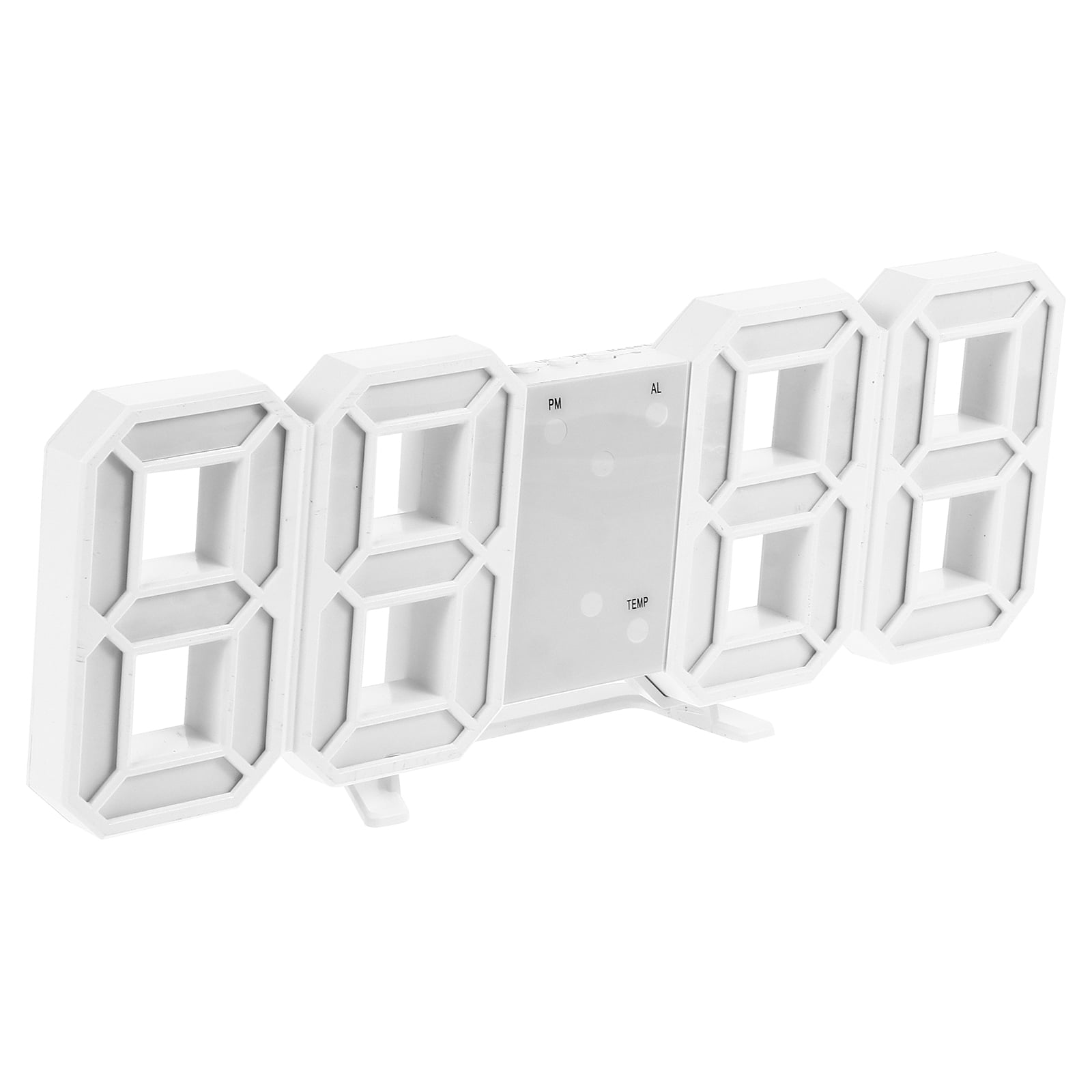 FRCOLOR 3 D 3d Digital Alarm Clock Convenient Current Time - Walmart.com