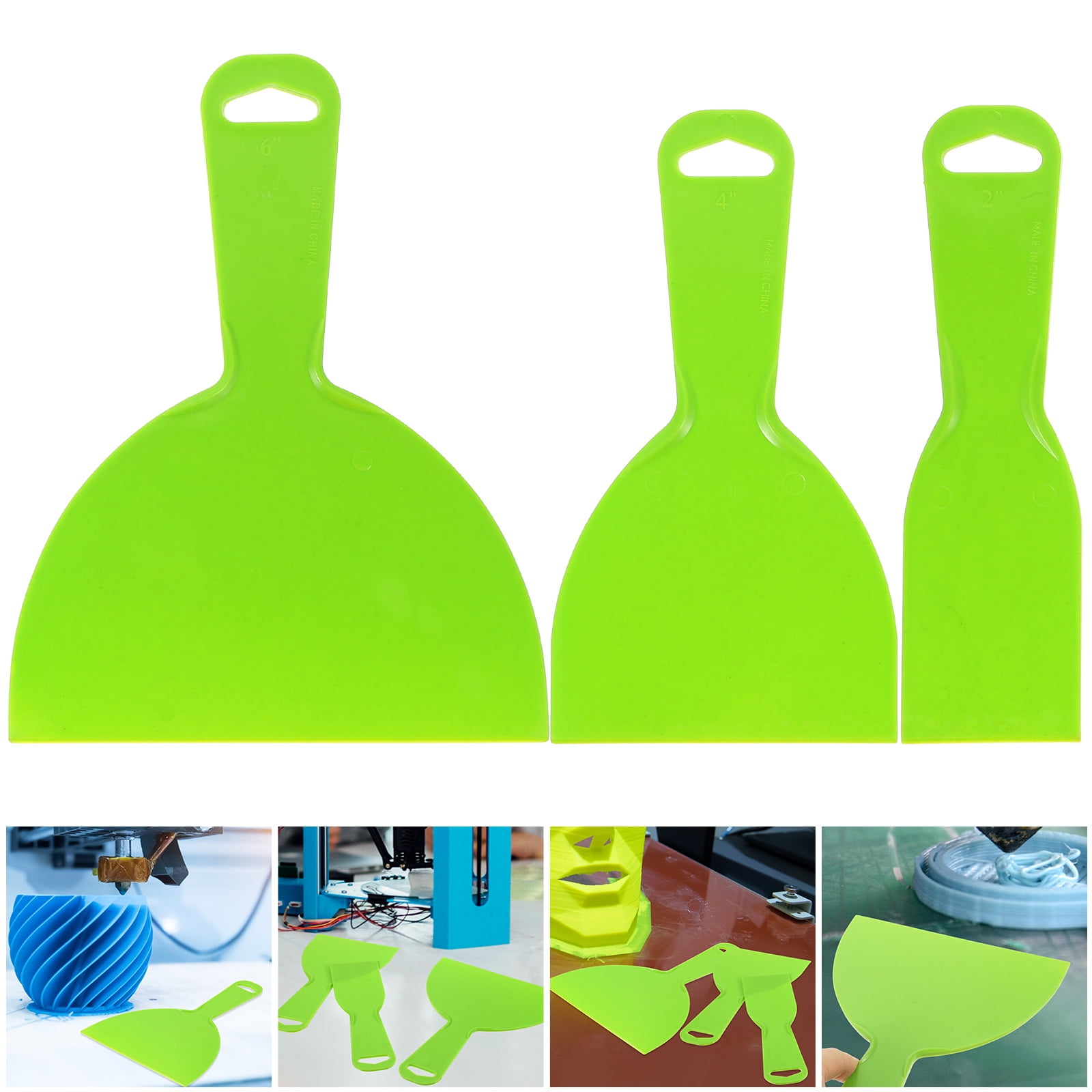 FRCOLOR 3 PCS 3d Printing Spatula Printer Sticker Scraper Tool Scrapers ...