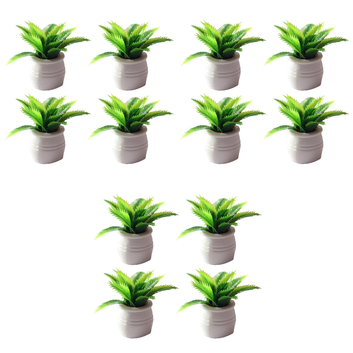 FRCOLOR 3 Pack Artificial Grass Doll House Potted Plant Large Miniature ...