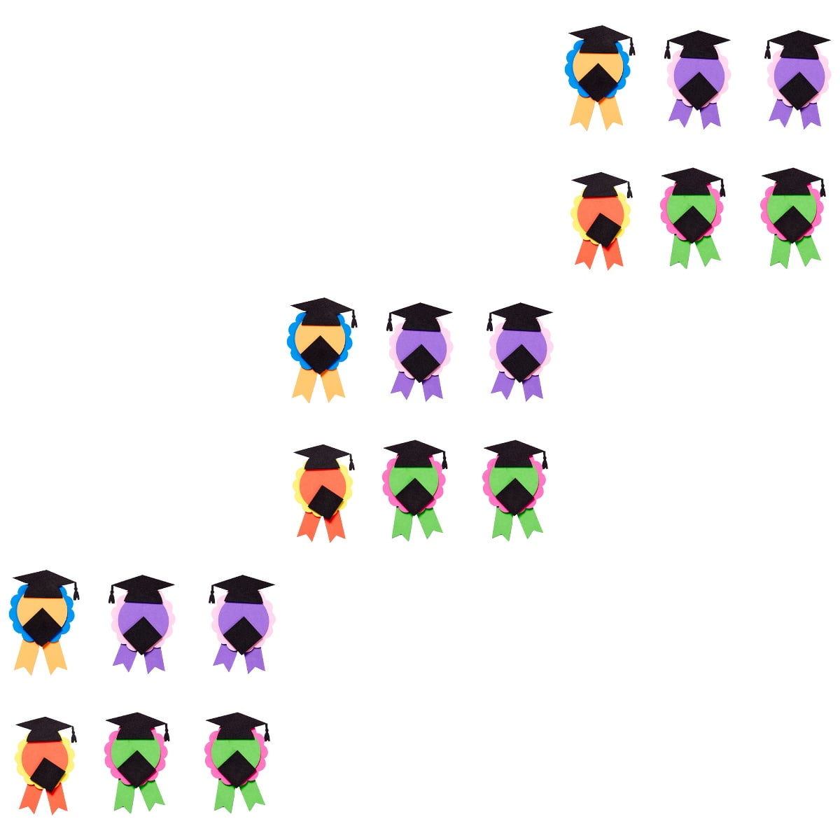 FRCOLOR 3 Pack Graduation Material Colored Classroom Medals for ...