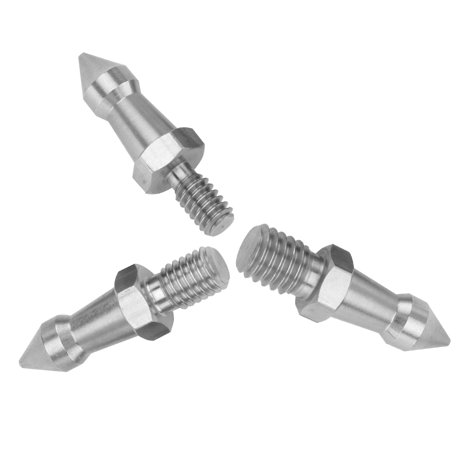 FRCOLOR 3 Pcs Hinged Tripod Stainless Steel Spike Feet Replacement ...