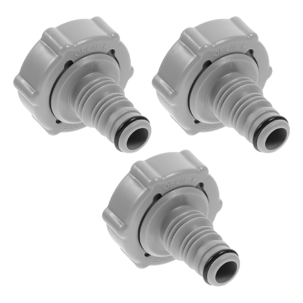 Durable PE Pool Hose Connector for Daily Use with 3 Pieces Grey ...