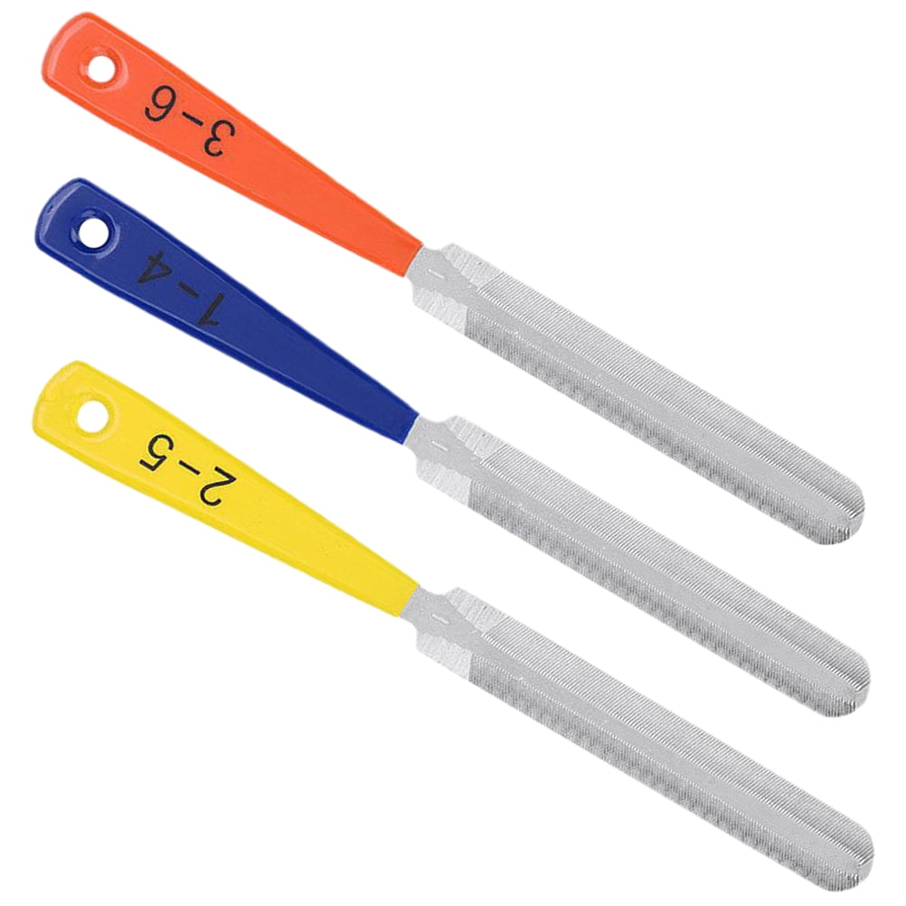 FRCOLOR 3 Pcs Nut Slotting File for Electric Guitar Luthier Fret Tool ...