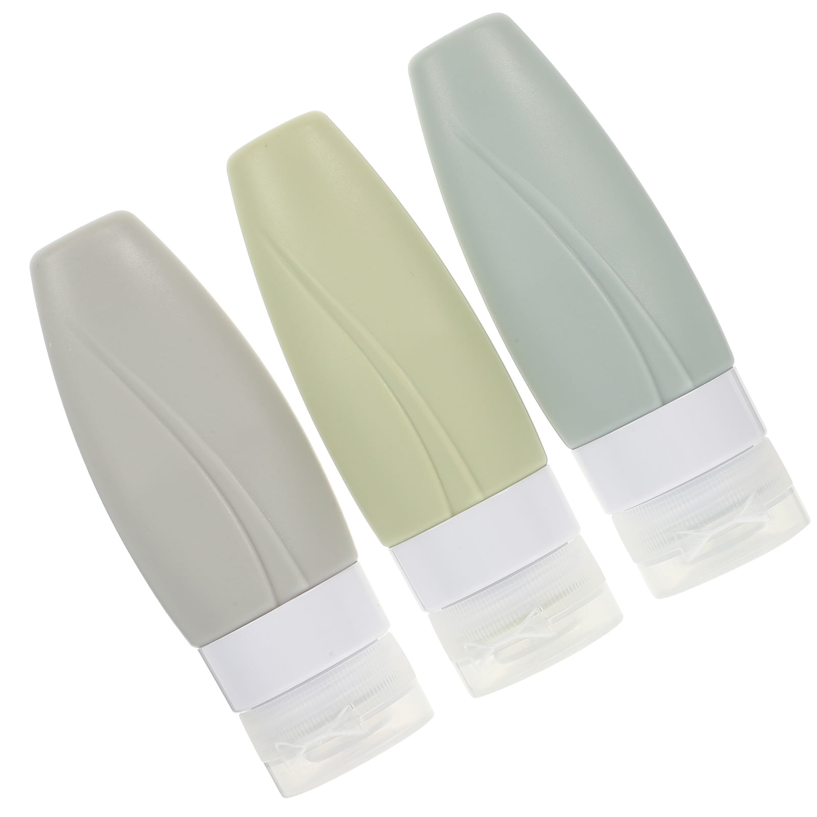 FRCOLOR 3 Pcs Squeezable Containers Business Trip Bottles Travel 12X3 ...