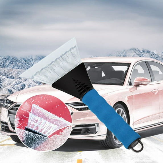 HORIALENCE Ice Defroster for Car Windshield Shovel Plastic 3 Pcs Black ...