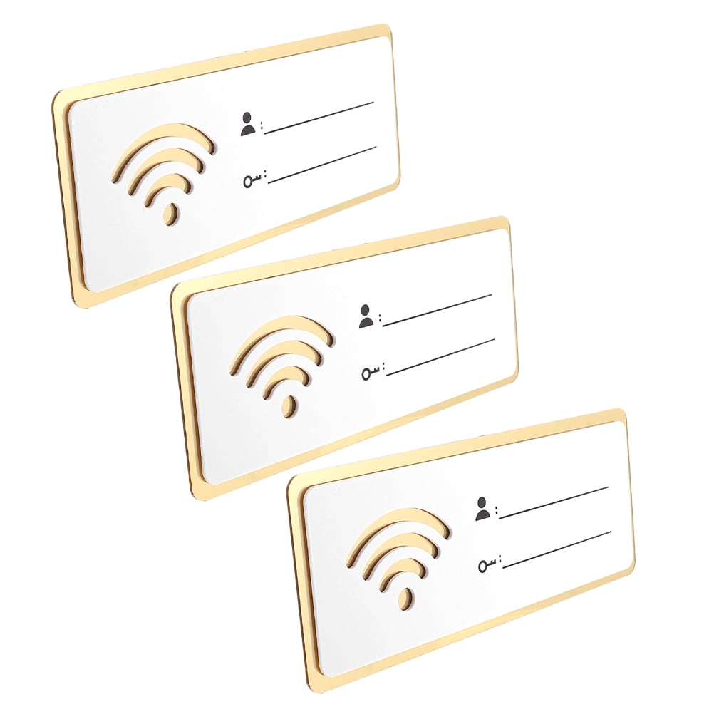 Wifi Sign Password Plate with Wall Mounted Design for Shop Use ...