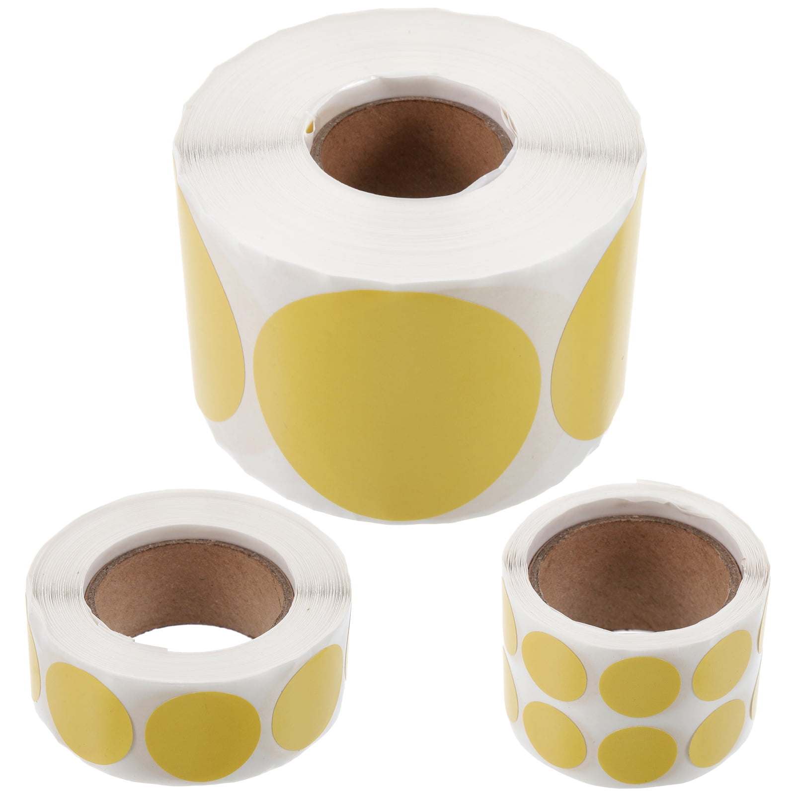 FRCOLOR 3 Rolls Adhesive Sticker Gift Round Stickers Dot Label Cute ...