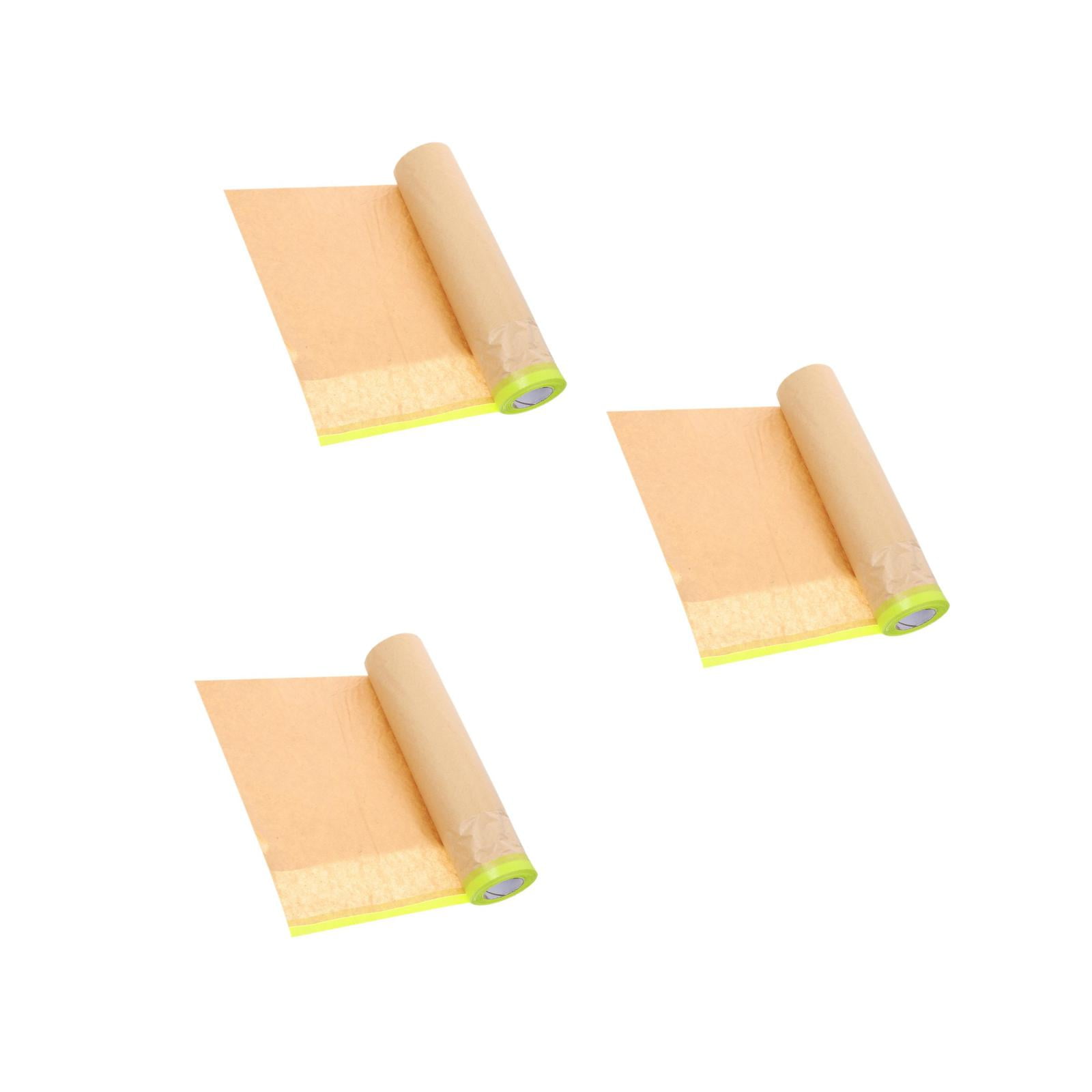 FRCOLOR 3 Rolls Masking Paper Roll For Painting Kraft Paper Tape For ...