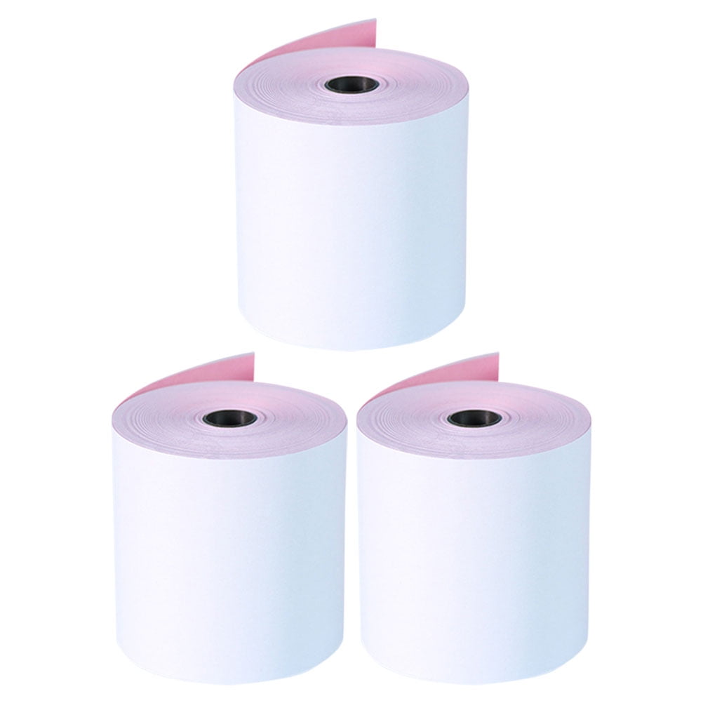 FRCOLOR 3 Rolls Receipt Paper For Cash Registers And Point Of Sale ...