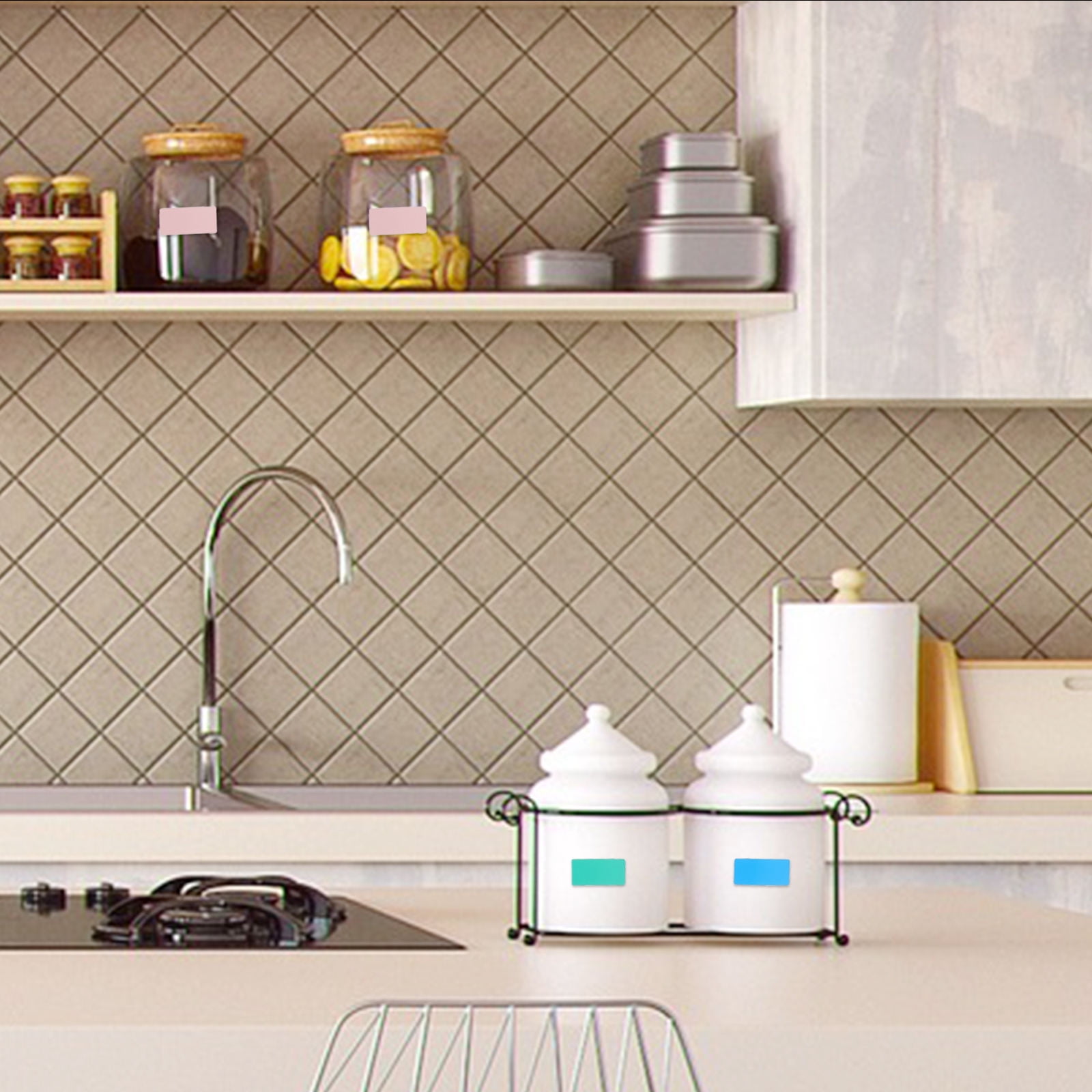 FRCOLOR 3 Rolls Thermal Sticker Labels, Self-adhesive Label Rolls ...