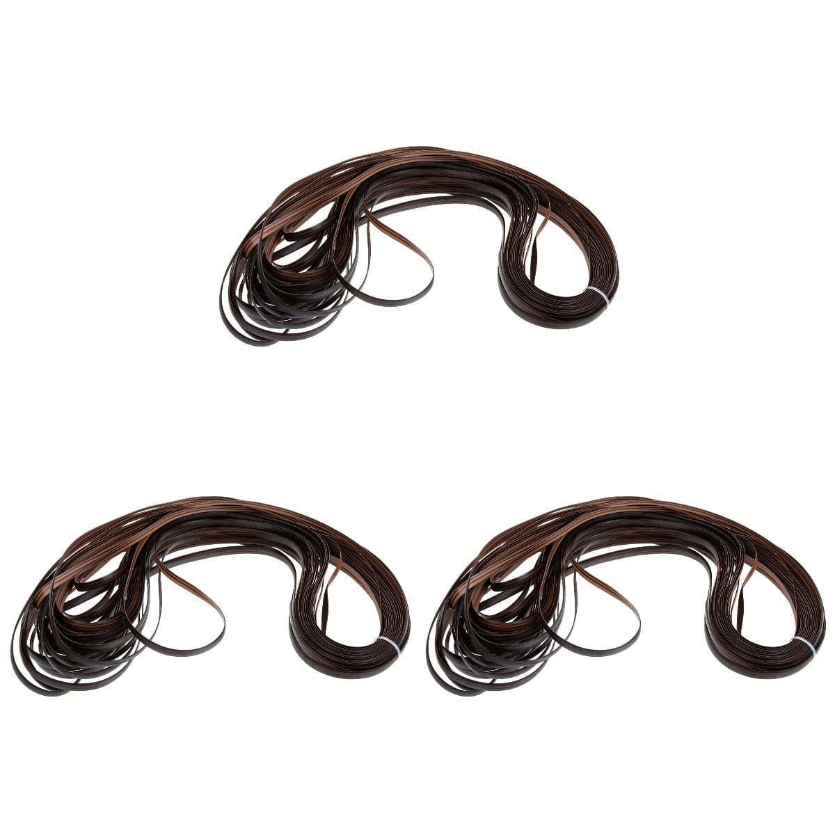 FRCOLOR 3 Rolls of Plastic Rattan Weaving Material Diy Rattan Chair ...