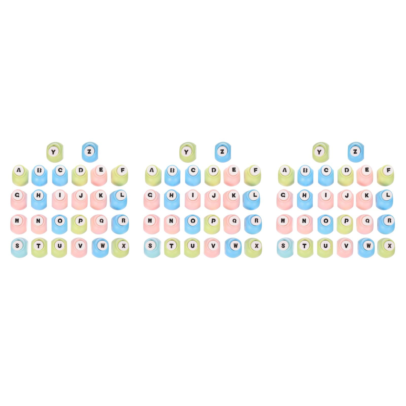 FRCOLOR 3 Sets Alphabet Paper Punch Set For Classroom Assortment Letter ...