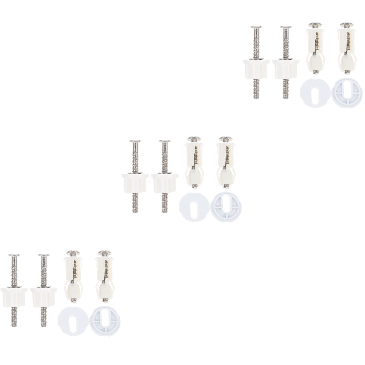 FRCOLOR 3 Sets Bathroom Nut Repair Tools Toilet Seat Bolts Hinges ...