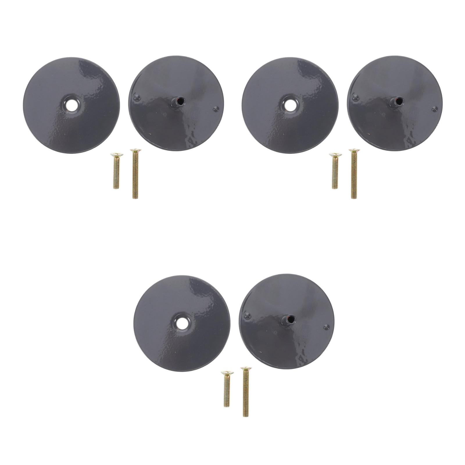 FRCOLOR 3 Sets Deadbolt Hole Cover Plate 2-5/8'' Door Hole Cover Metal ...