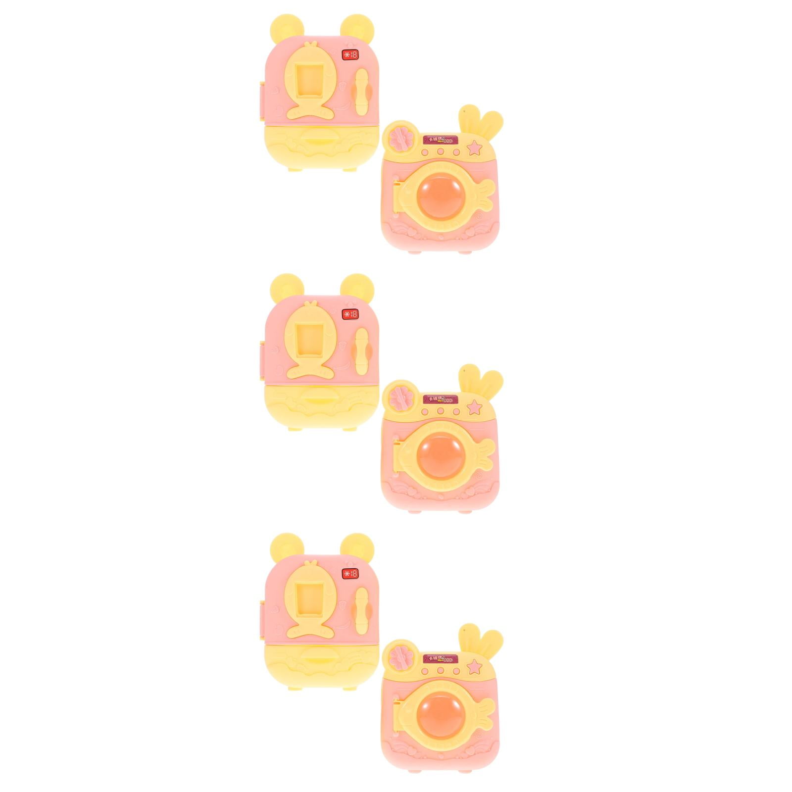 FRCOLOR 3 Sets Kids Washing Machine Toy Mini Washer and Dryer Playset ...