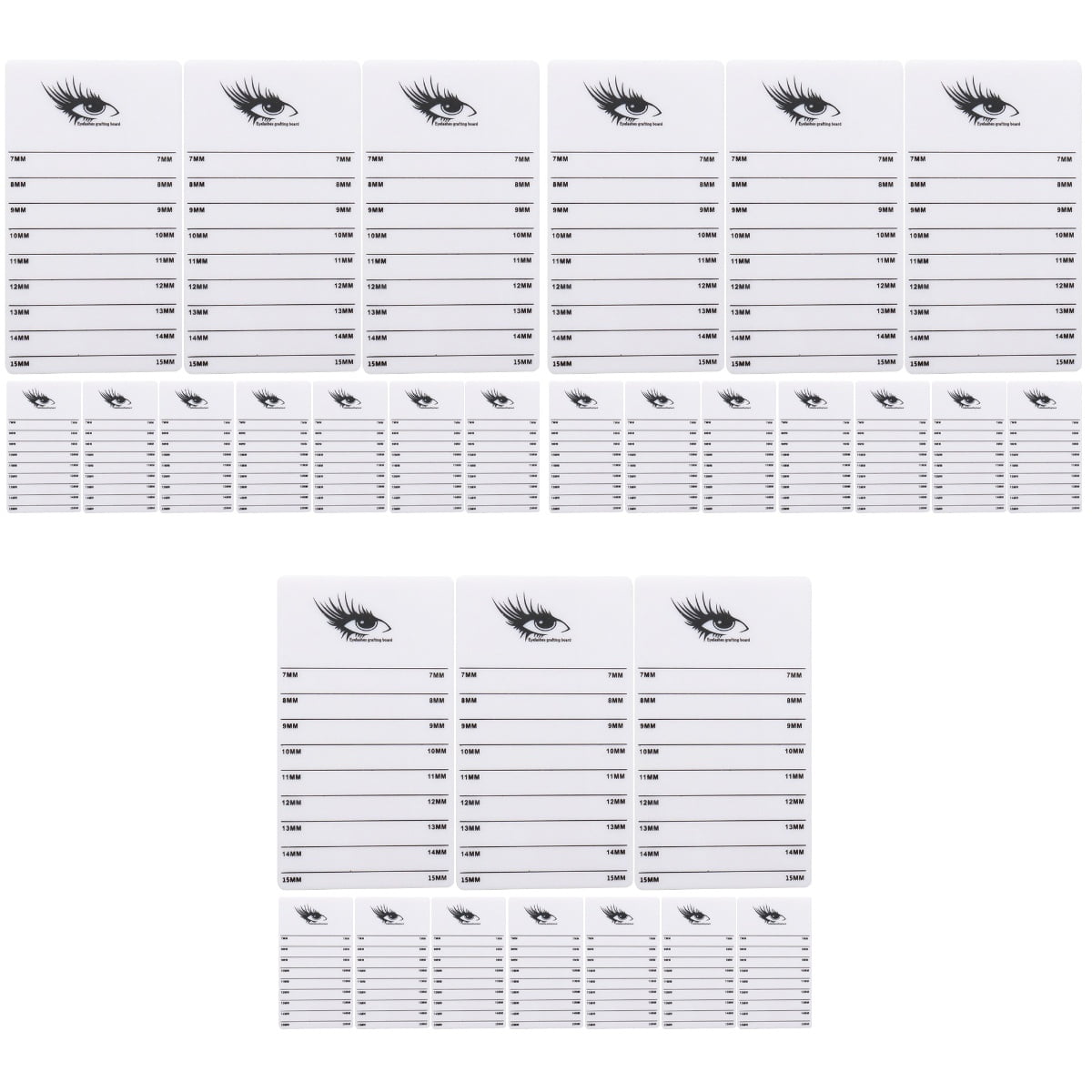FRCOLOR 3 Sets Lash Tray Lash Holder Tray Acrylic Eyelash Storage Board ...