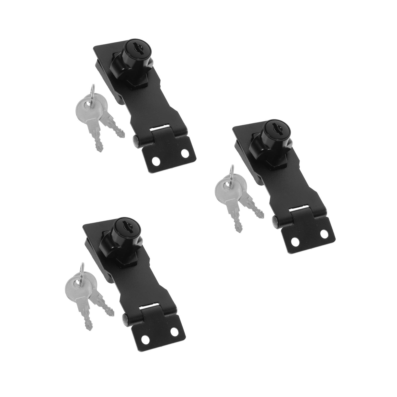 FRCOLOR Raindrops 3 Sets Keyed Hasp Lock for Metal Cabinets with Keys ...