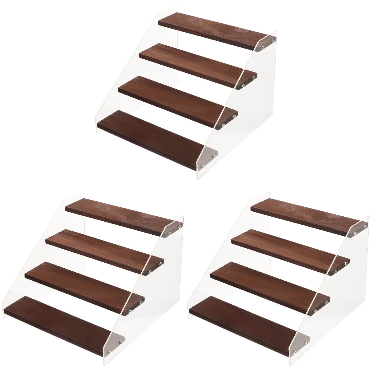 FRCOLOR 3 Sets Model Storage Stand 4-tier Storage Stand Model Display ...