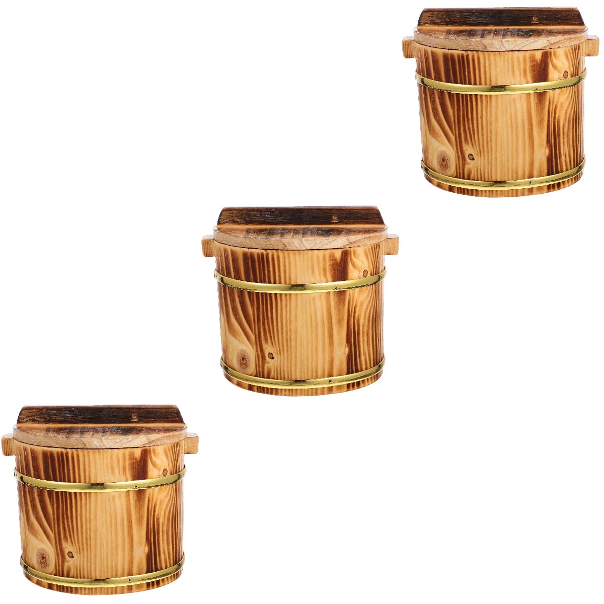 FRCOLOR 3 Sets Rice Mixing Bucket Rice Serving Container Sushi Display ...