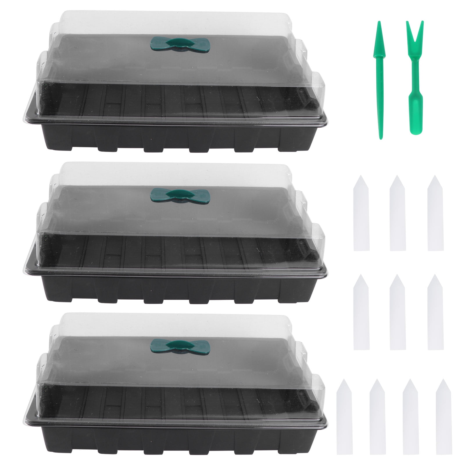 FRCOLOR 3 Sets Seedling Tray for Seedlings Succulent Plant Kit ...