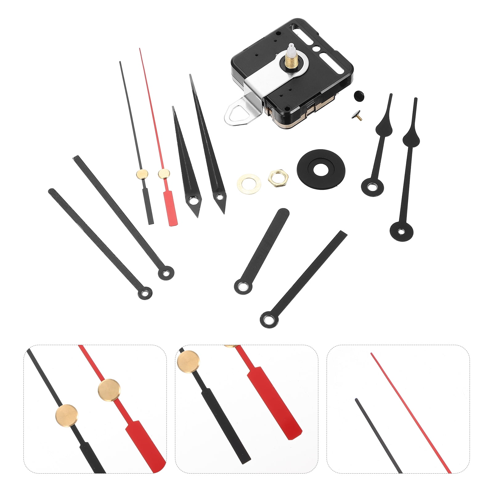FRCOLOR 3 Sets of Clock Movement Mechanism DIY Clock Pointer Clock ...