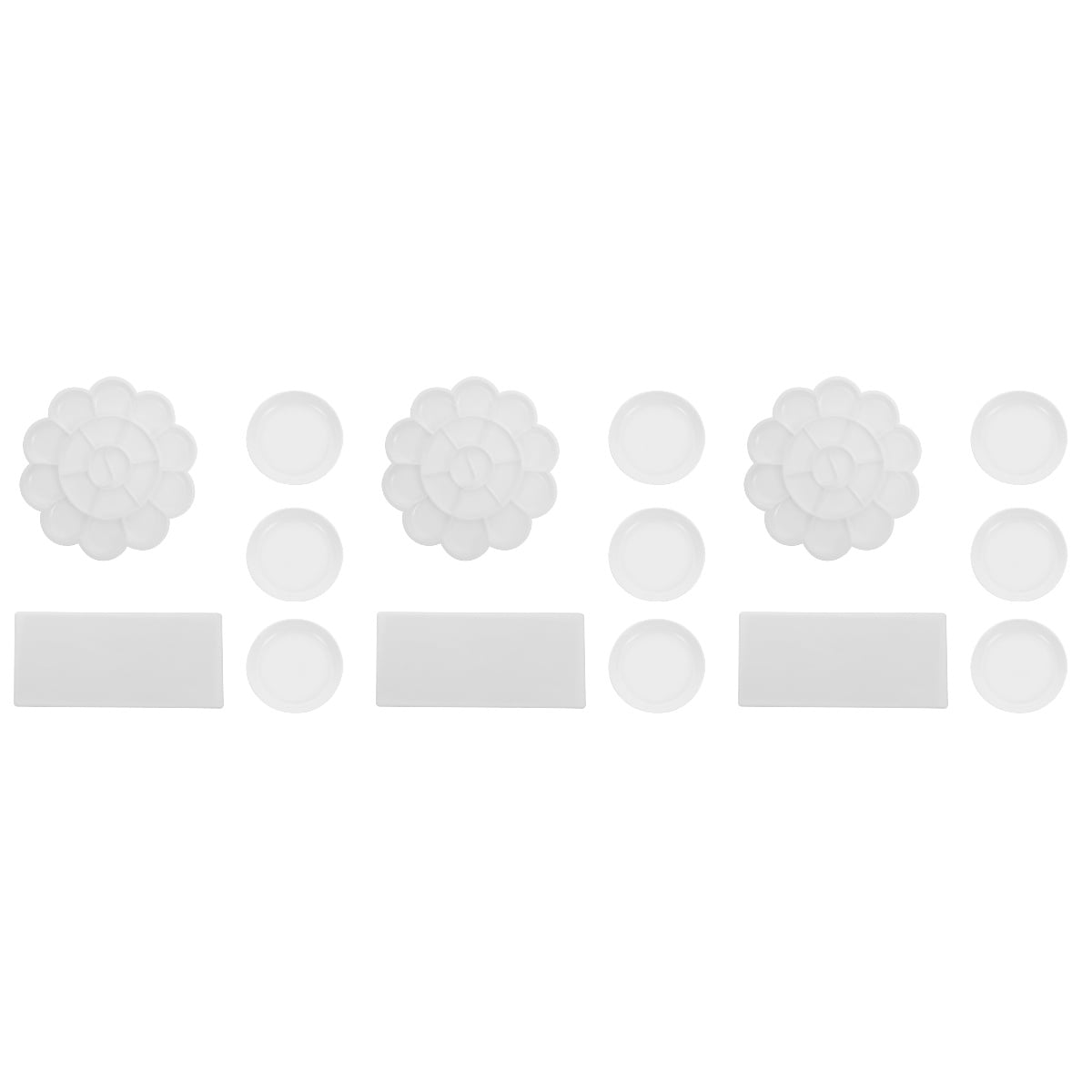 LABSERRON Portable Color Mixing Tray for Artists 3 Sets - Walmart.com