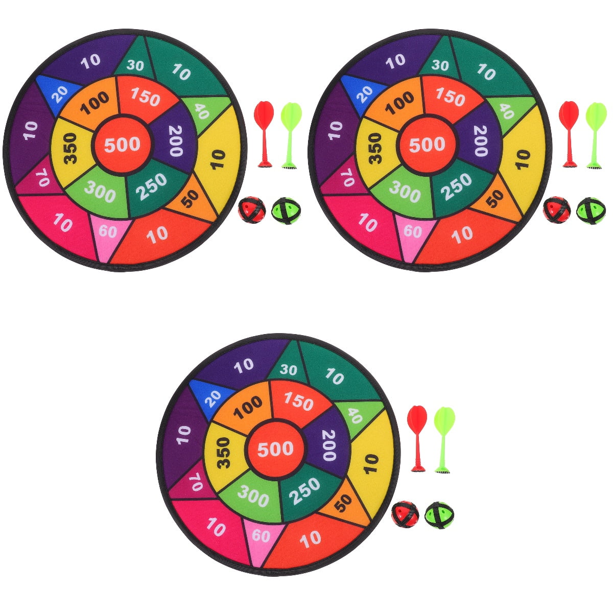 FRCOLOR 3 Sets of Toddlers Board Game with Sticky Balls Kids Board Game ...