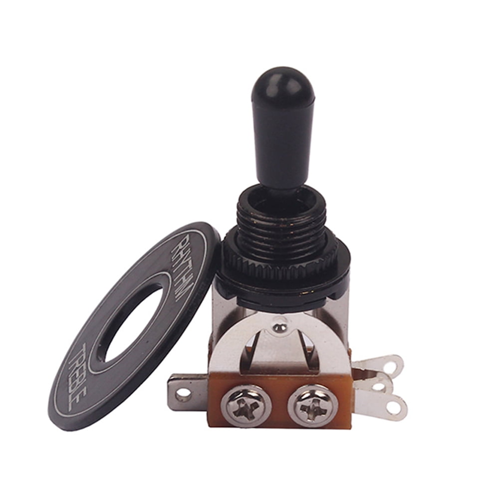 FRCOLOR 3 Way Toggle Rhythm Treble Washer Ring Plate Washer Ring kit for / Electric Guitar ...