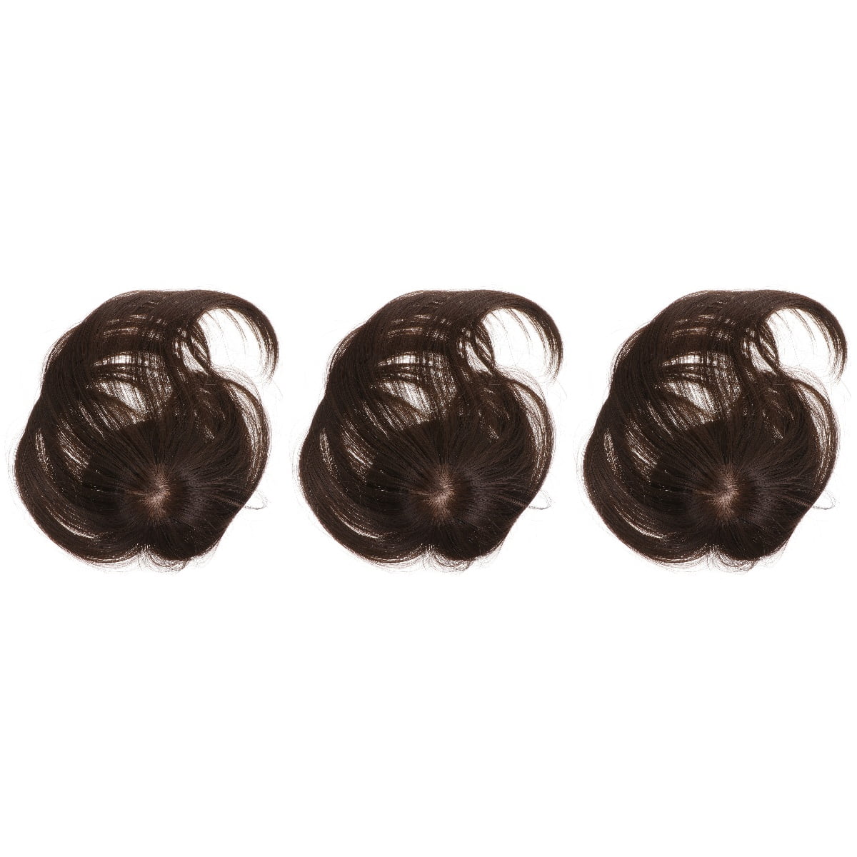 FRCOLOR 3 pcs Clip in Hair Air Bangs Fringe Bangs Hair Extensions Clip ...