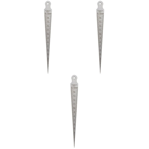 FRCOLOR 3 pcs Welding Inspection Gauge Taper Metric Welding Gauge ...