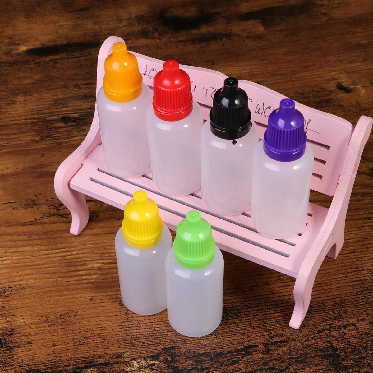FRCOLOR 30 PCS Refillable Eye Drops Bottle Reagent Bucket Squeezable ...