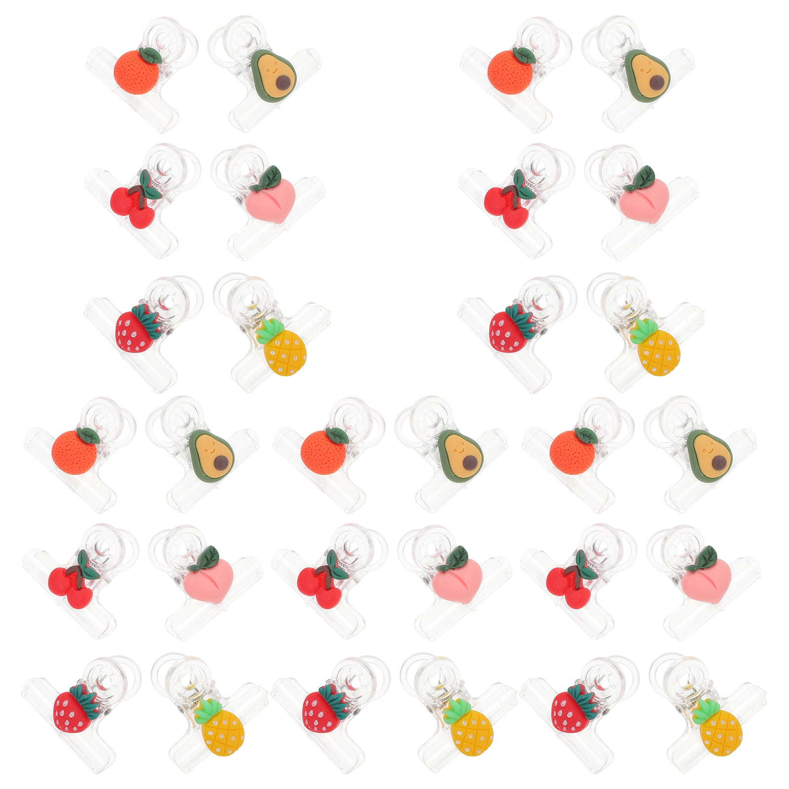 FRCOLOR 30 Pcs Clips for Food Packaging Fruit Sealing Student - Walmart.com