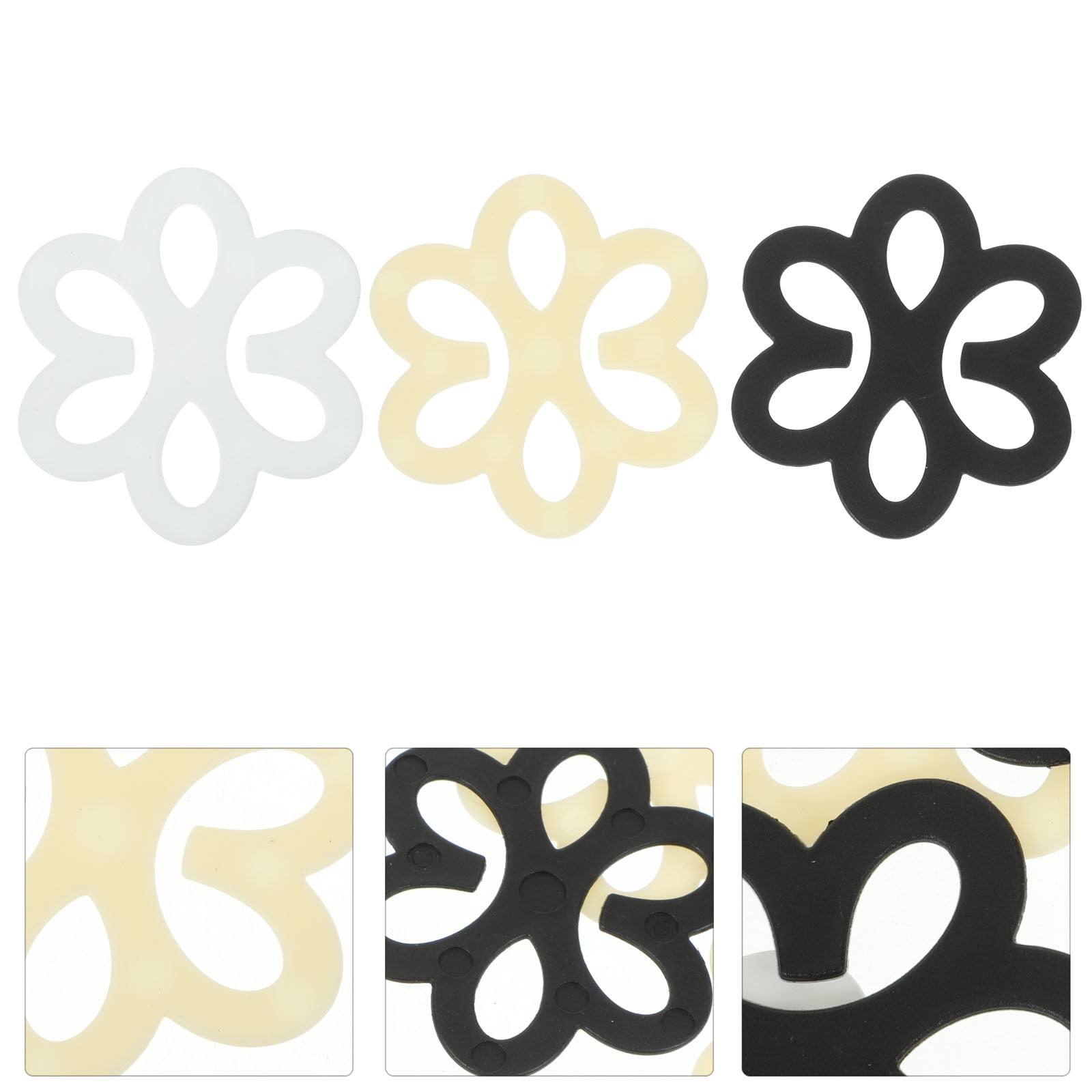 FRCOLOR 30 Pcs Hide Backless Traditional Bra Strap Adjusters Women ...