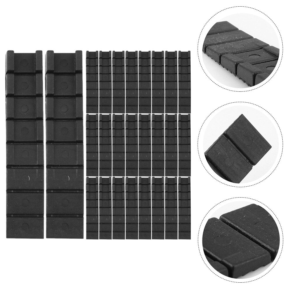 FRCOLOR 30 Pcs Leveling Shims Balance Spacer Coffee Table Shims 10X2CM ...