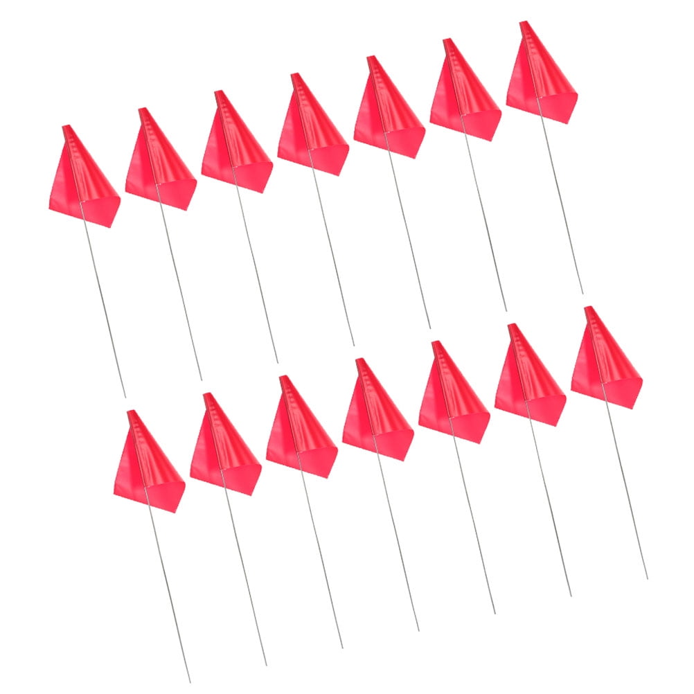 FRCOLOR 30 Pcs Mark Flags Surveying Equipment Irrigation Sturdy Garden ...