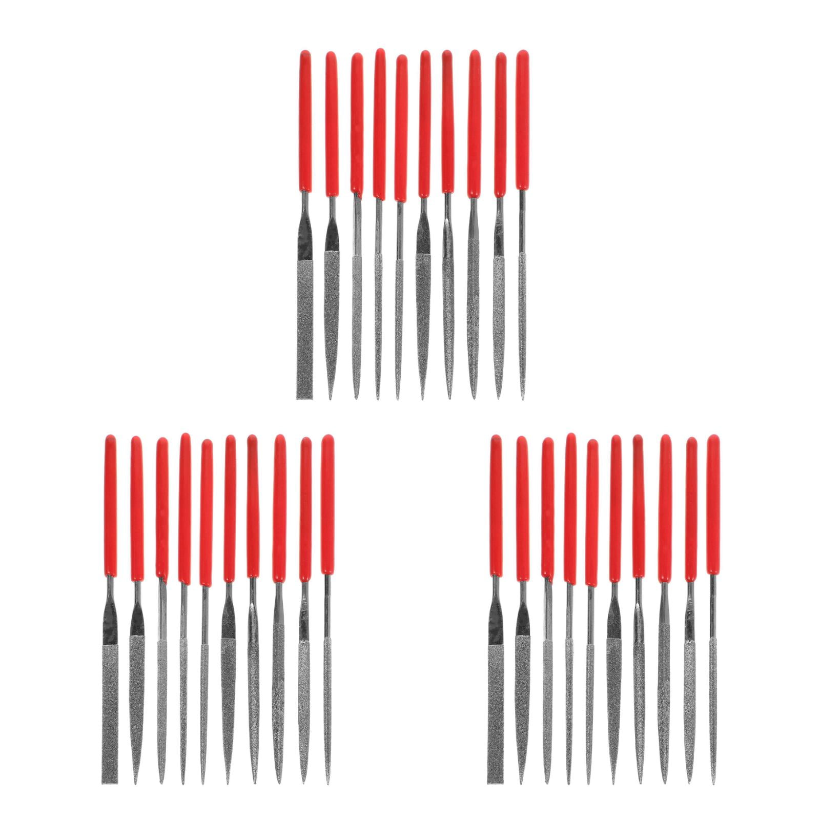 FRCOLOR 30 Pcs Mini Needle File Diamond Needle File Set Small Metal ...