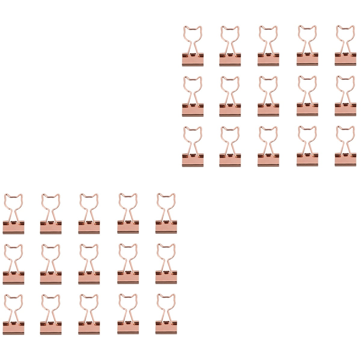 FRCOLOR 30 Pcs Office File Clips Adorable Binder Clips Paper Fixing ...