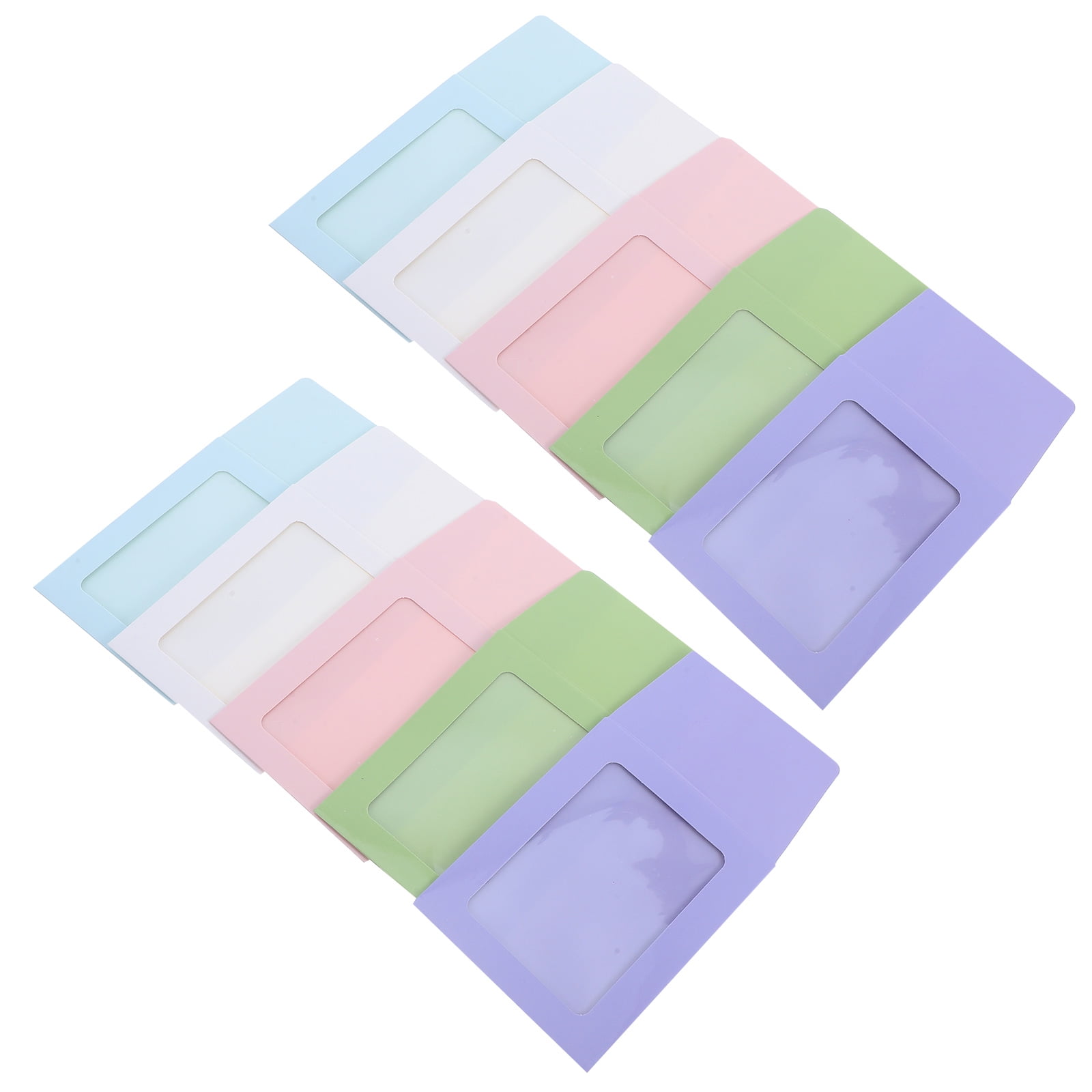 WASHWEPE Rectangle Paper Frame Cardboard Picture Frames Assorted Color ...