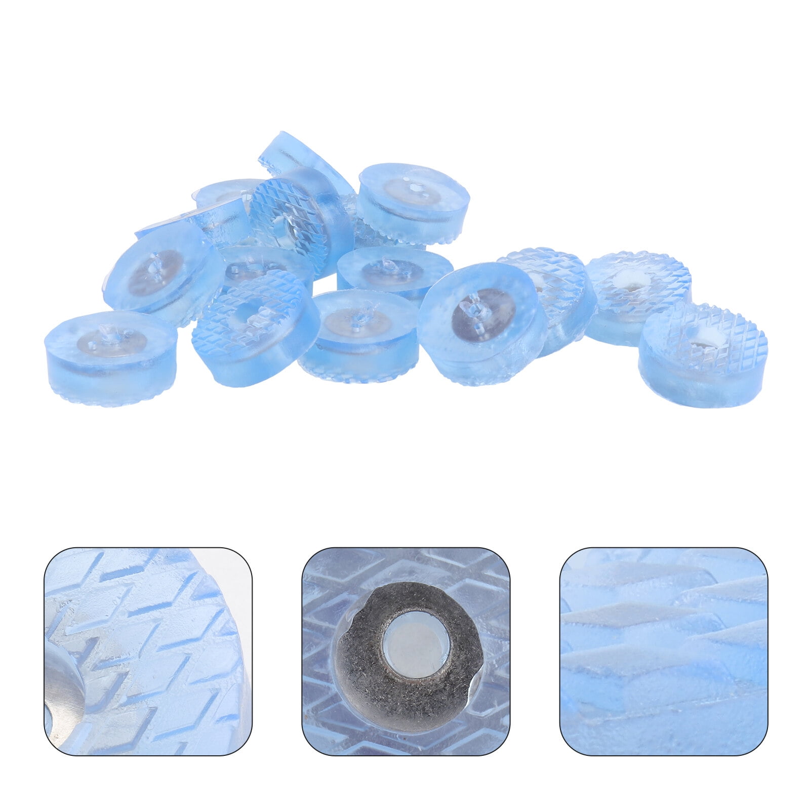FRCOLOR 30 Pcs Slip Non-slip Rubber Pad Chair Glide Pads Furniture Foot ...