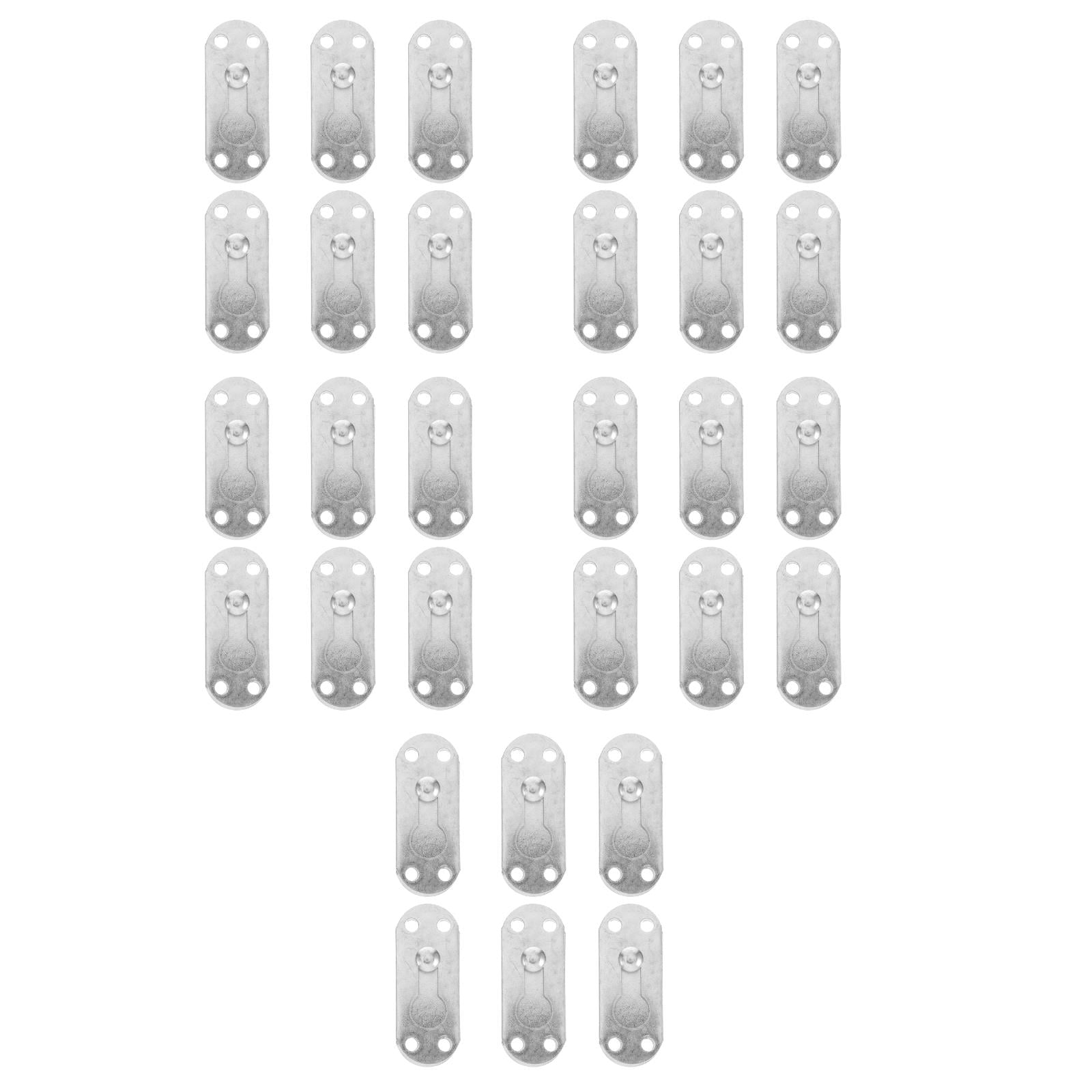 FRCOLOR 30 Sets Mount Bed Rail Brackets Bed Parts Bed Rail Support ...