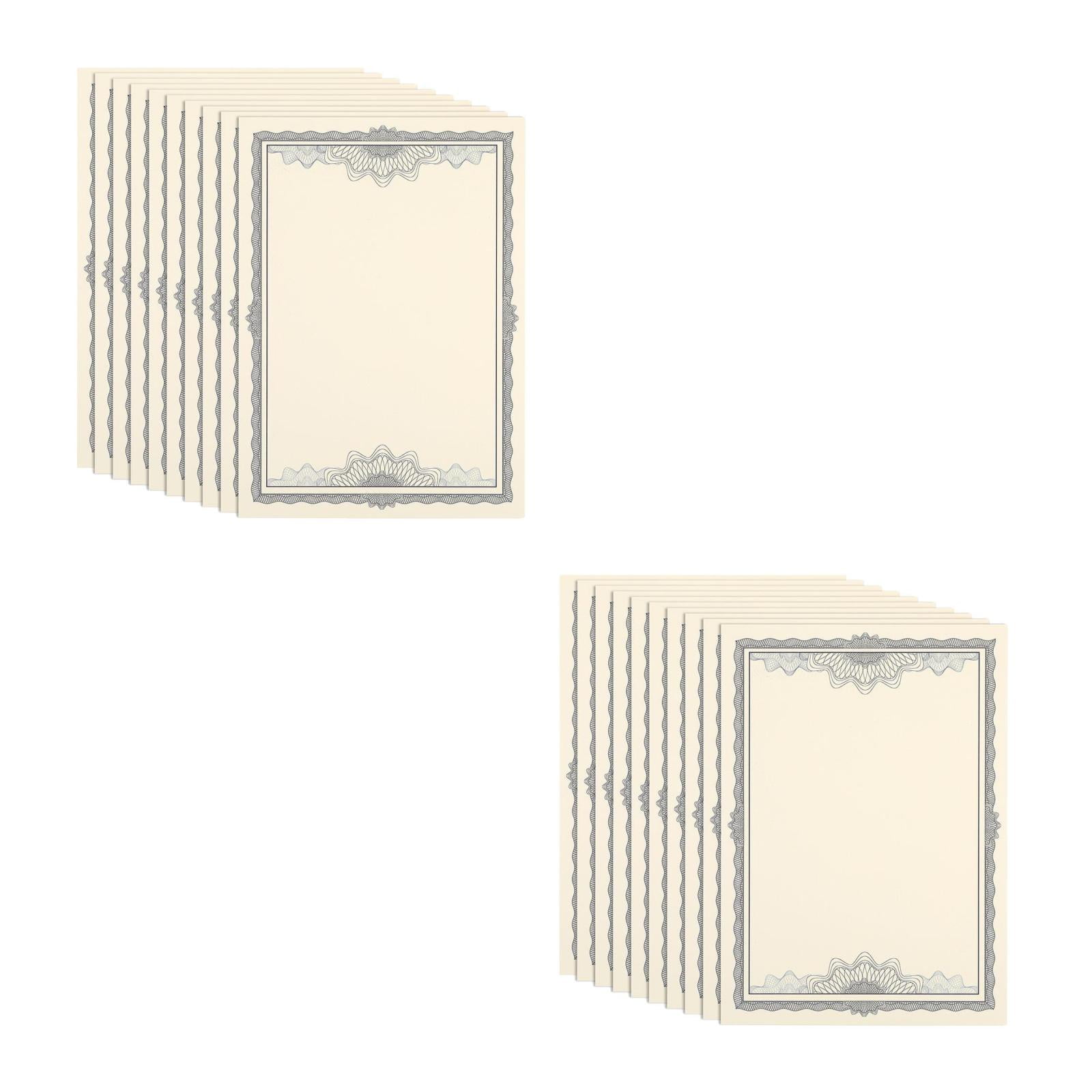 FRCOLOR 30 Sheets Writable A4 Blank Certificate Paper Awards ...