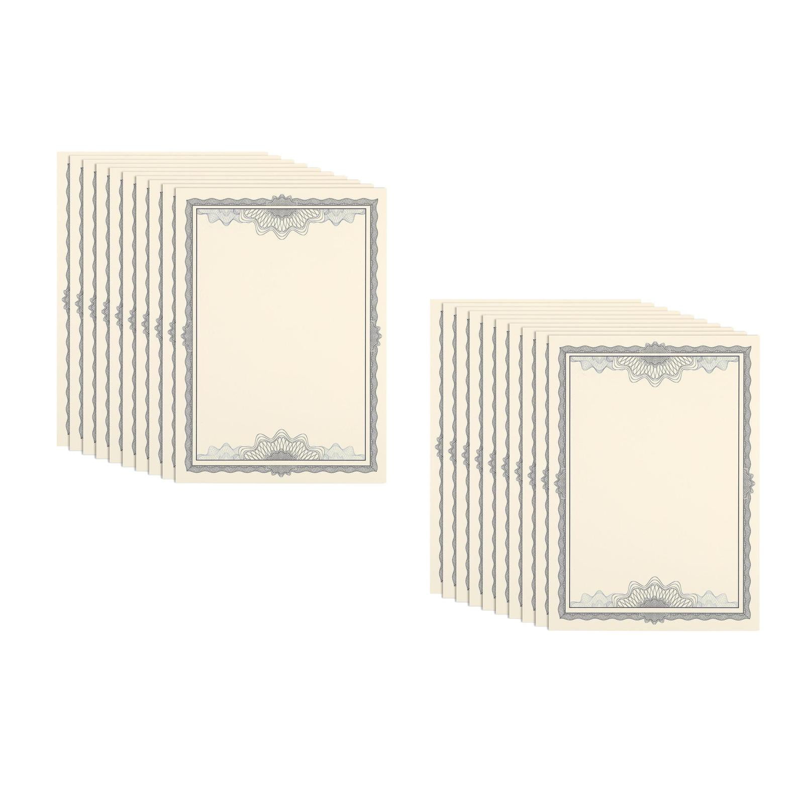 FRCOLOR 30 Sheets Writable A4 Blank Certificate Paper Awards ...