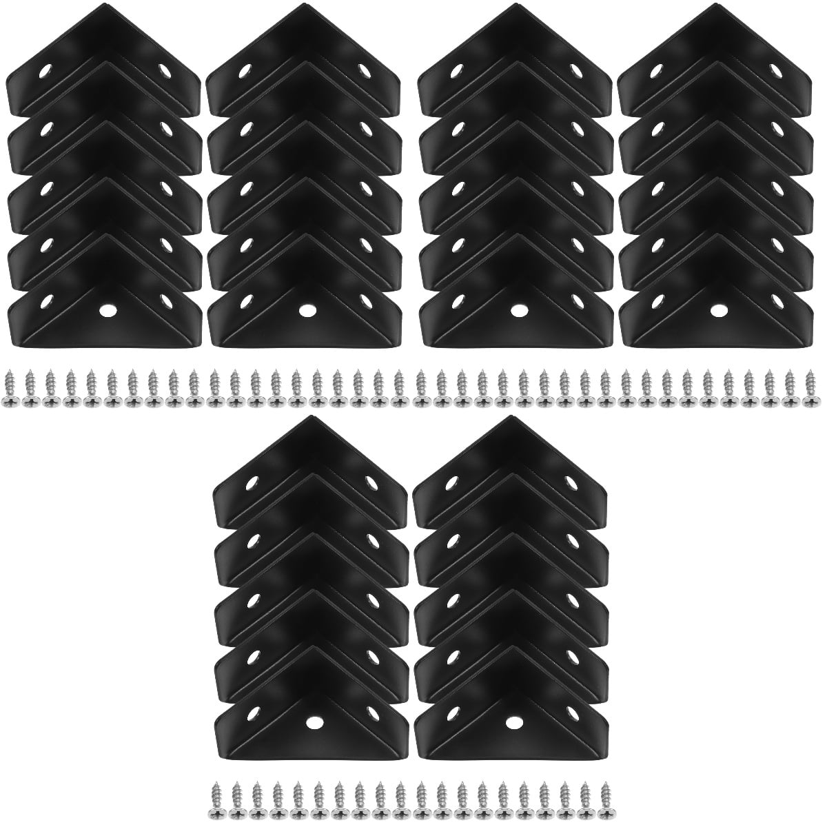 FRCOLOR 30 pcs Bed Corner Supports Angle Brackets Triangle Corner Brace ...