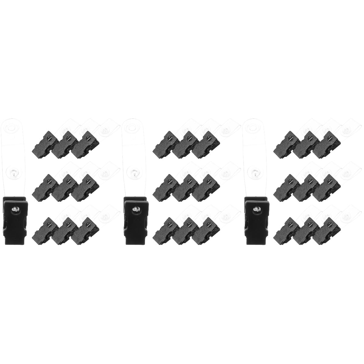 FRCOLOR 30 pcs Fixing Flag Clips Lawn Flag Stopper Garden Banner Clamps ...