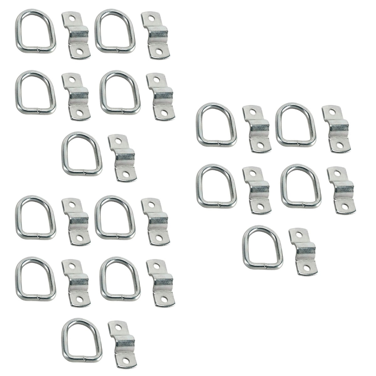 FRCOLOR 30 pcs Galvanized Stainless Steel Car Pull Hangers Tie Down ...