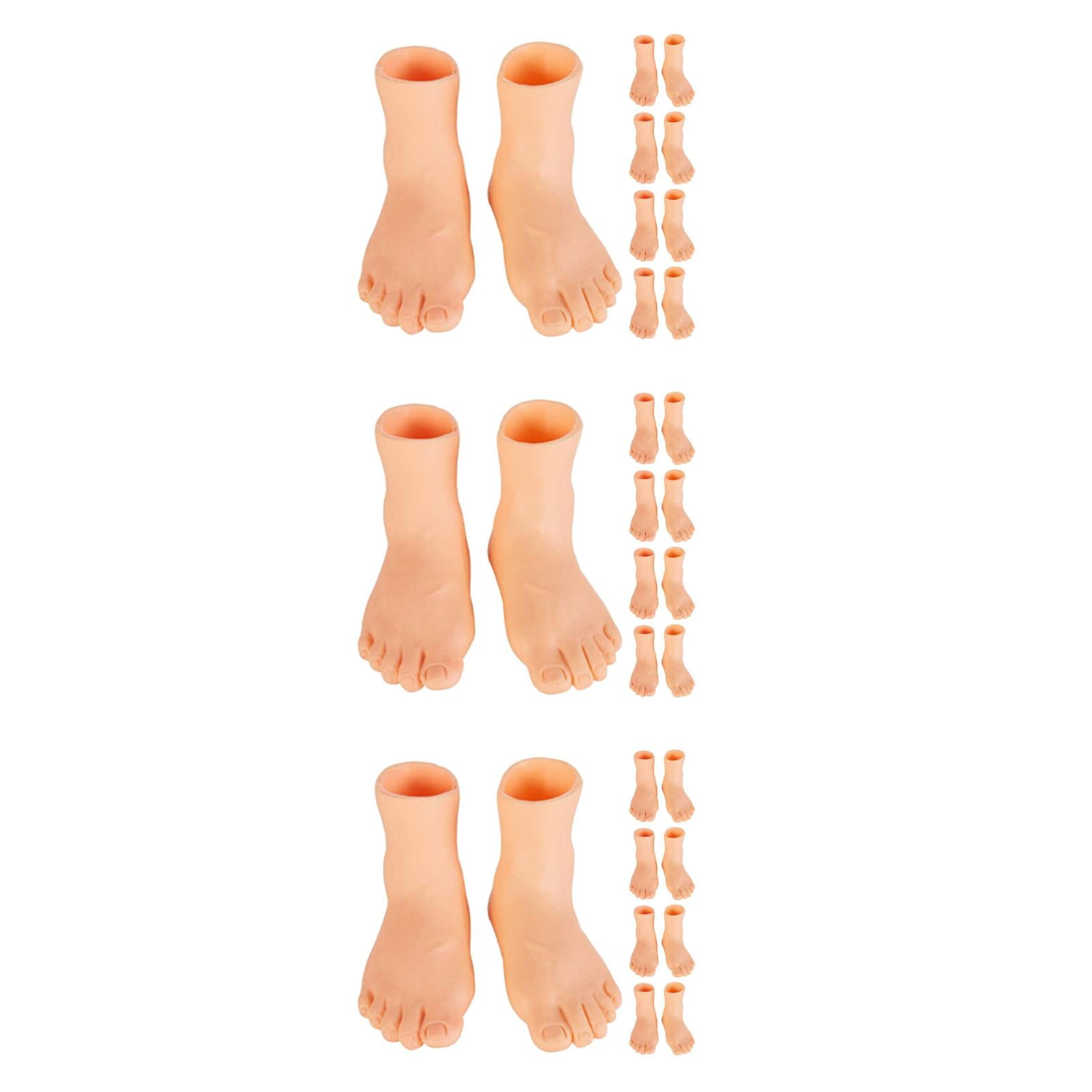 FRCOLOR 30 pcs Little Feet Fingers Puppet Fun Small Feet Puppet Toys ...