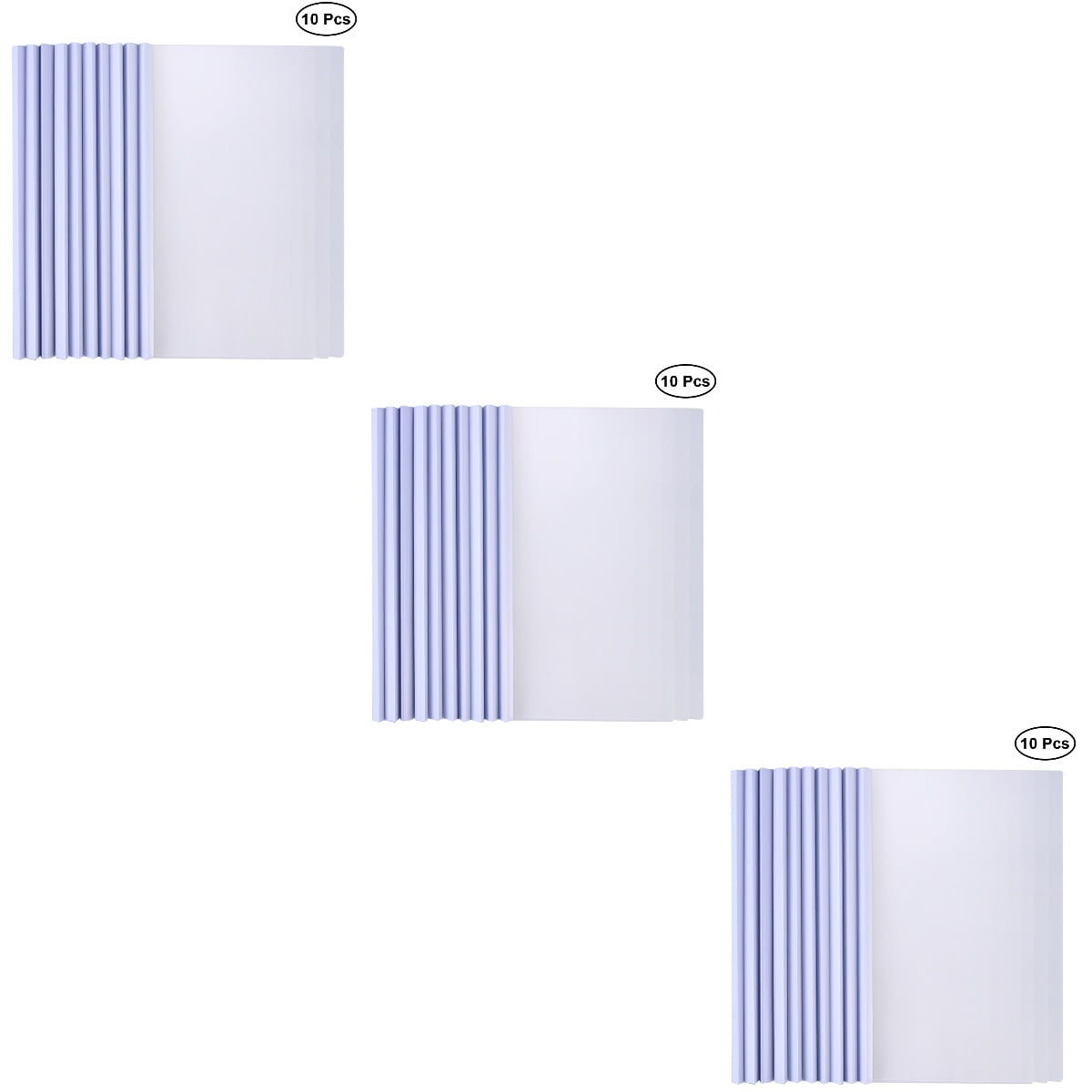 FRCOLOR 30 pcs Transparent File Folder Sliding Bar Report Covers for A4 ...