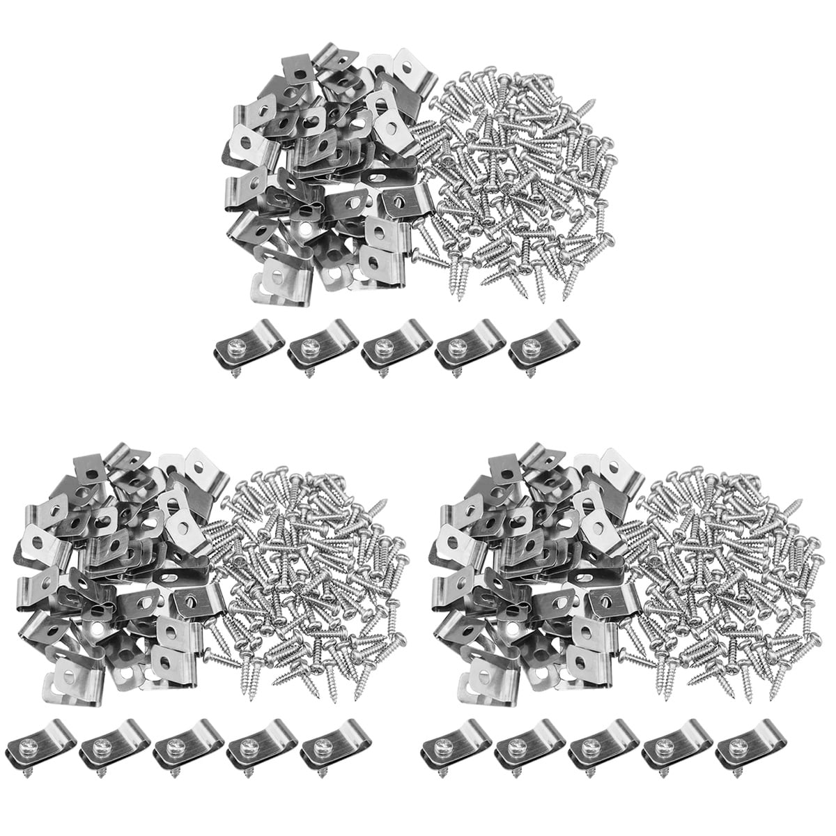 FRCOLOR 300 Sets Wire Fence Clips Cattle Panel Cage Clips Fence Clamp ...