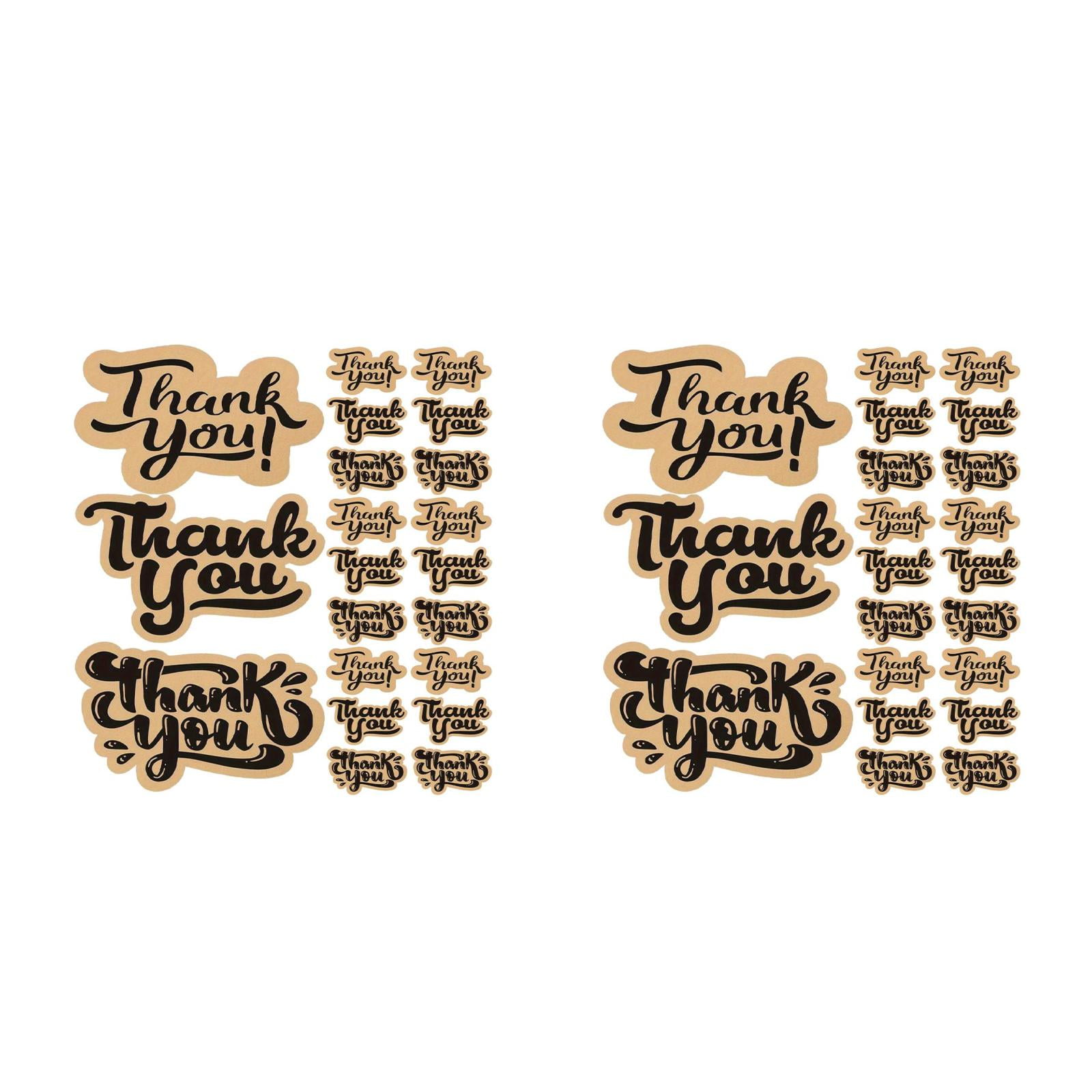 FRCOLOR 300 pcs Elegant Mini Thank You Cards For Small Business Thank ...